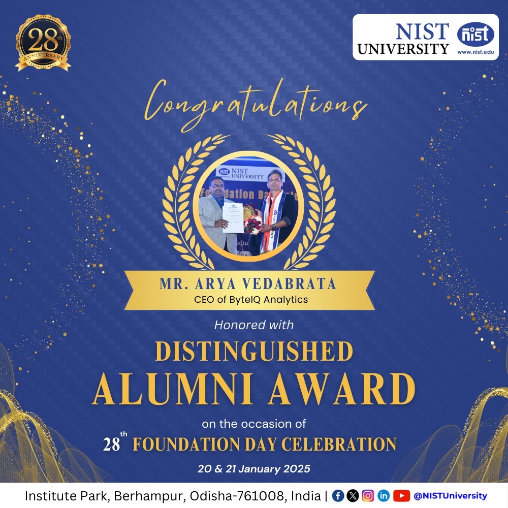 The Official Alumni Network of National Institute of Science & Technology